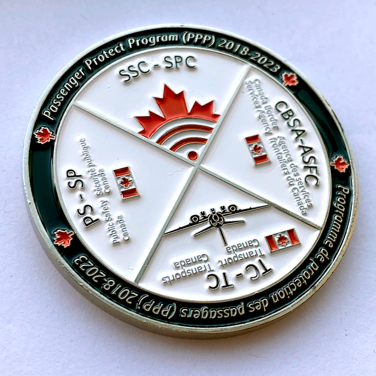 CBSA PPP custom challenge coin - Strike Your Coin