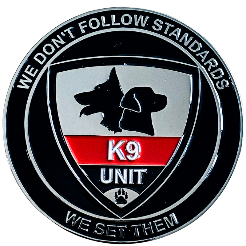 K9 Custom Challenge Coin - Strike Your Coin